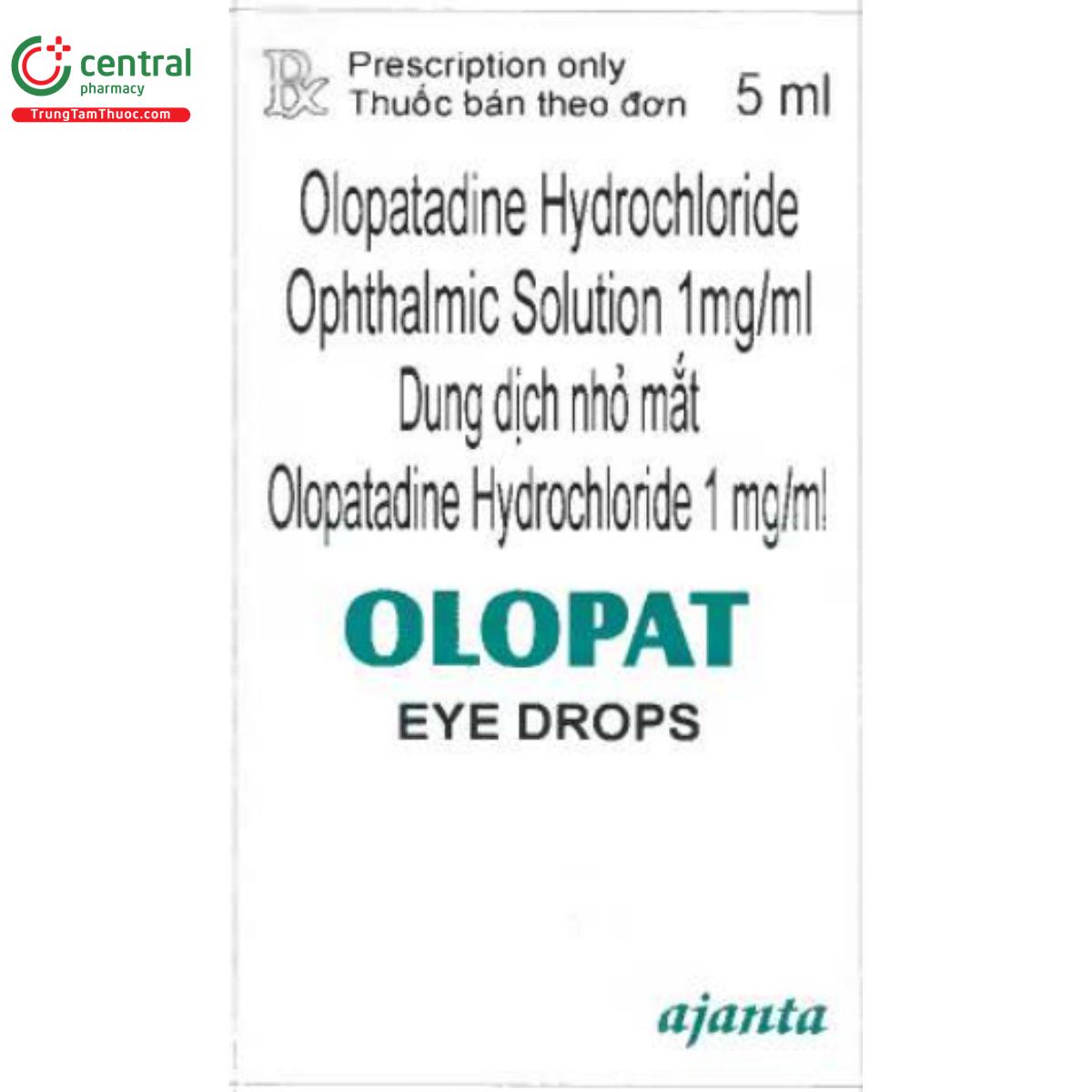 Thuốc Olopat Eye Drops - Điều trị triệu chứng viêm kết mạc dị ứng