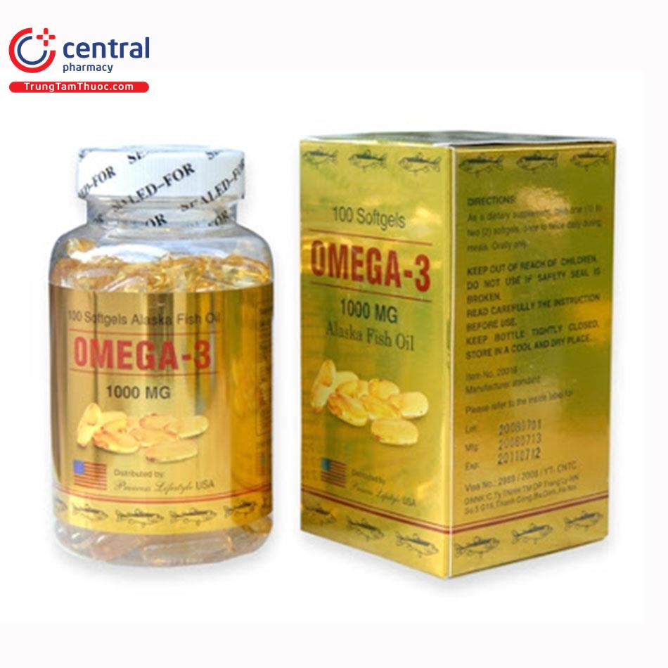Thuốc Omega-3 1000mg (Trang Ly) có tốt không? Cách dùng, Liều dùng