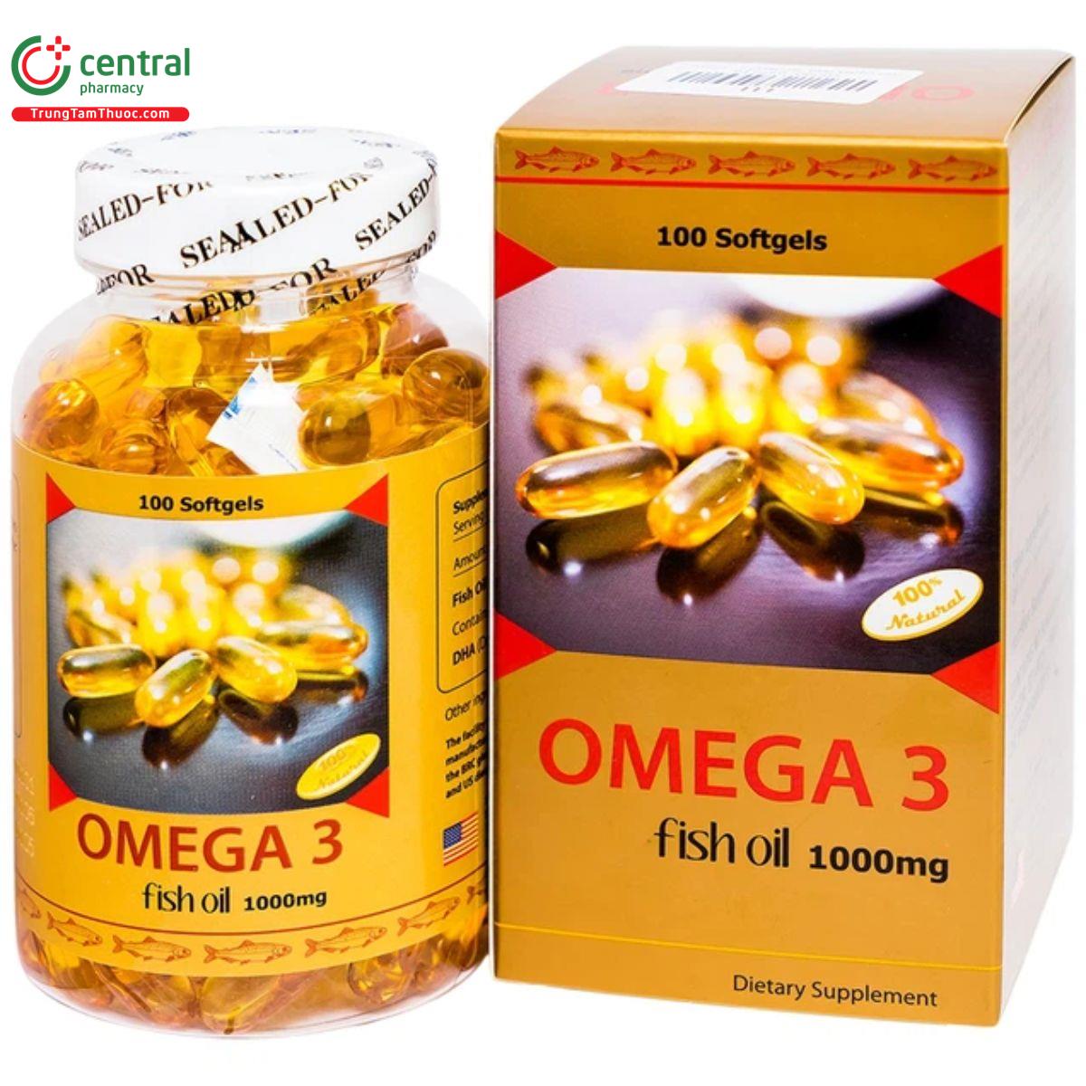 Thuốc Omega-3 Fish Oil 1000mg Sirio Pharma - Tốt cho mắt và tim mạch