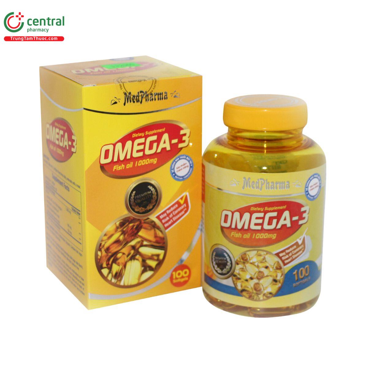 Thuốc Omega-3 Medpharma - Bổ não, bổ mắt, bảo vệ tim mạch