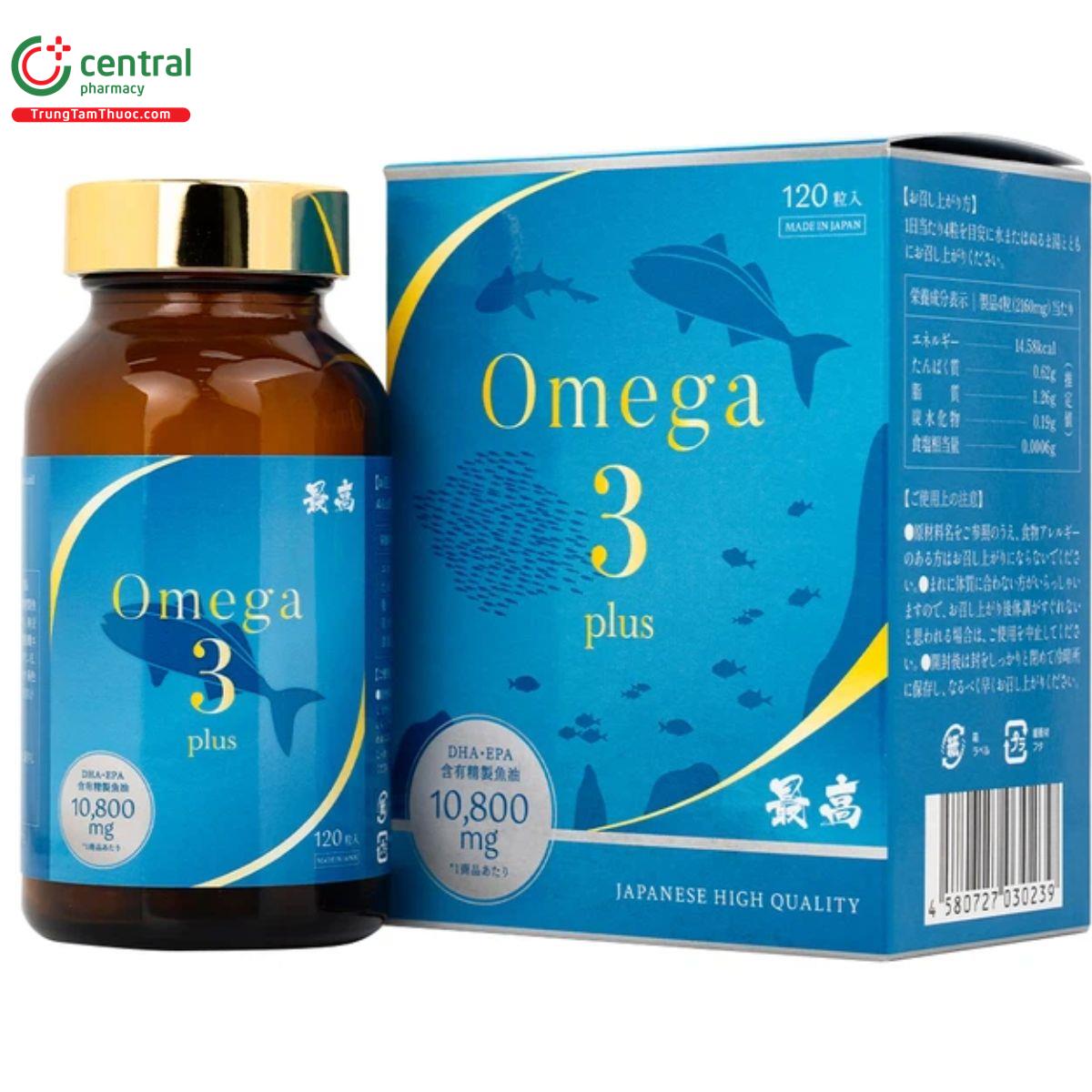 Thuốc Omega 3 Plus Kenko Tốt cho não bộ, thị lực và sức khỏe tim mạch