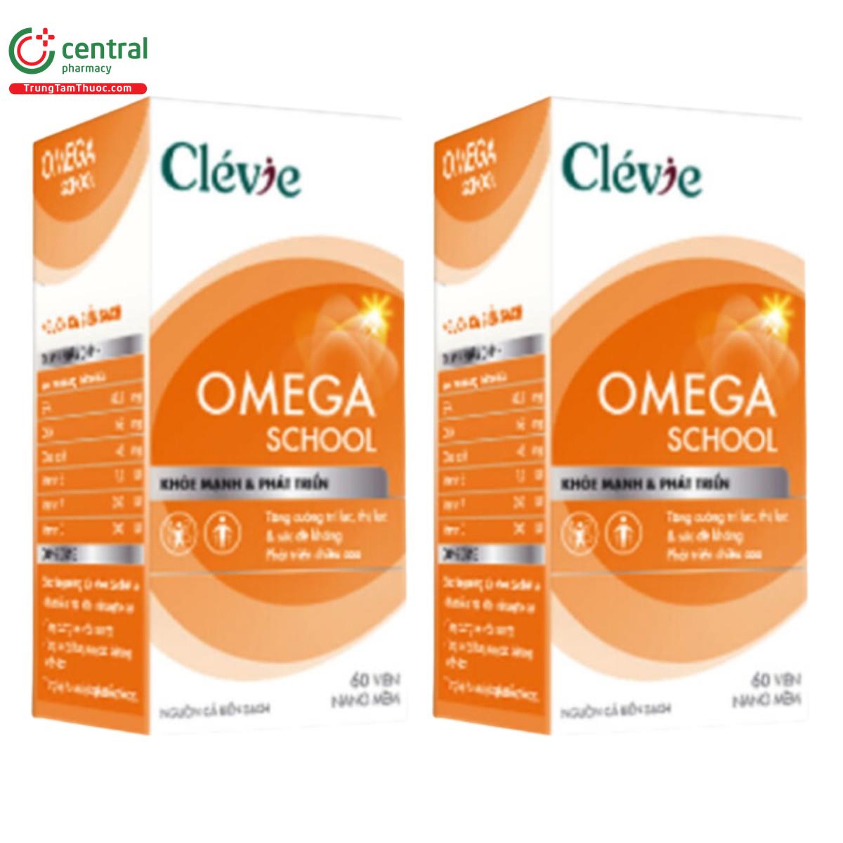 Thuốc Omega School - Hỗ trợ trí não và chiều cao cho trẻ 6-18 tuổi