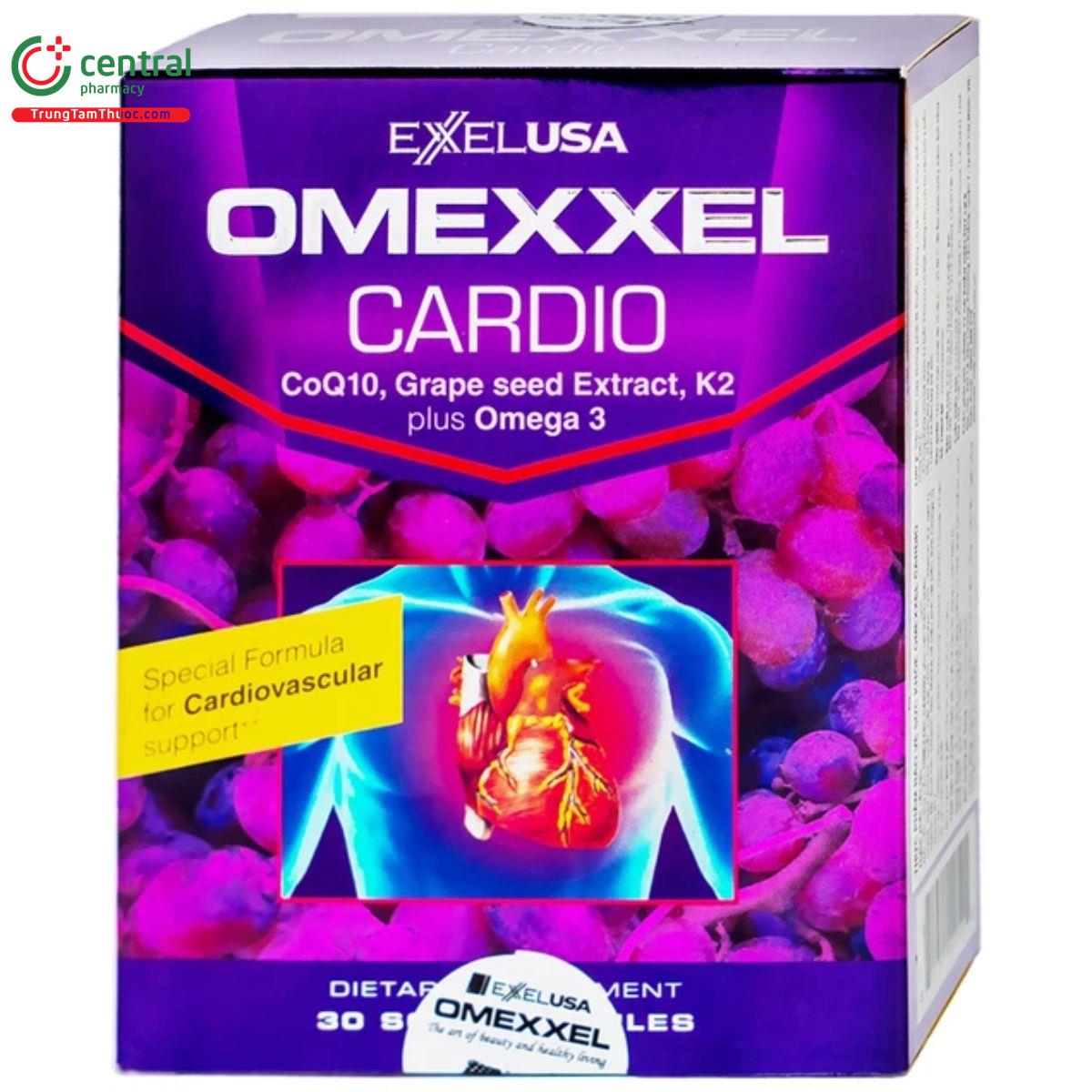 Thuốc Omexxel Cardio Excelife - Giúp tăng cường sức khỏe tim mạch