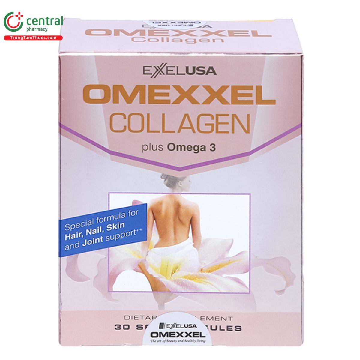 Thuốc Omexxel Collagen plus Omega 3 làm đẹp da, ngăn ngừa lão hóa