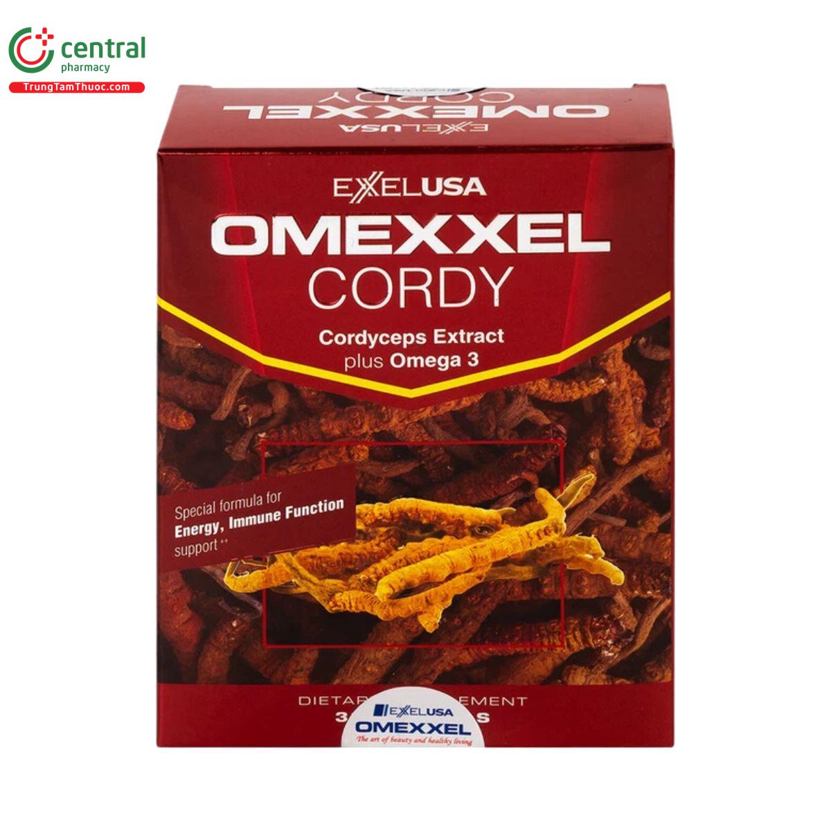 Thuốc Omexxel Cordy cung cấp năng lượng dồi dào, sức khỏe bền vững