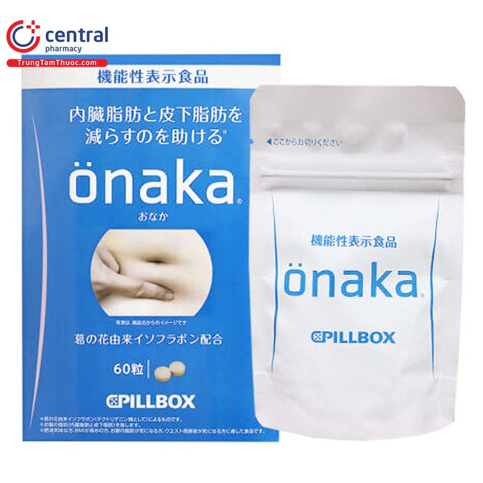 Viên uống giảm mỡ bụng Onaka Pillbox Nhật Bản giúp vòng eo thon gọn