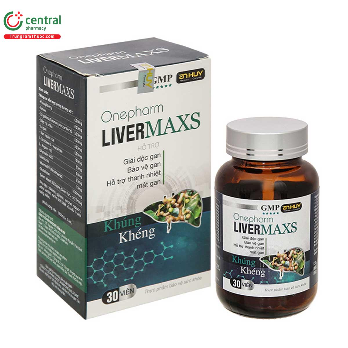 Thuốc Onepharm LiverMaxs (Lọ) - Tăng cường chức năng gan, bảo vệ gan