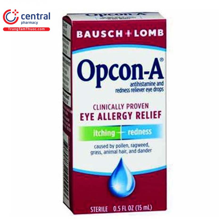 Thuốc Opcon - A 15ml - Thuốc điều trị các bệnh về mắt, tai, mũi họng