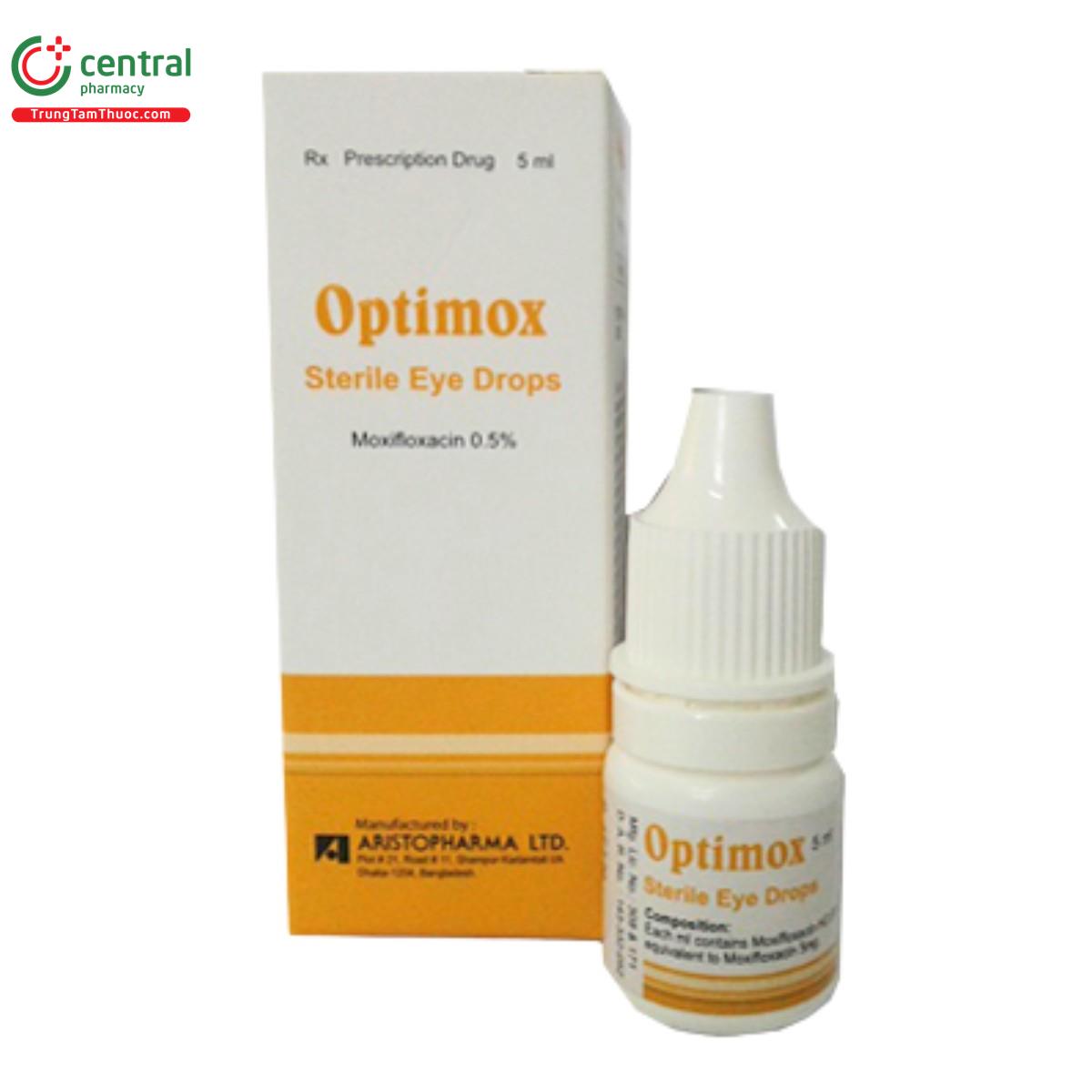 Thuốc Optimox Sterile Eye Drops 0.5% 5ml - Điều trị bệnh viêm kết mạc