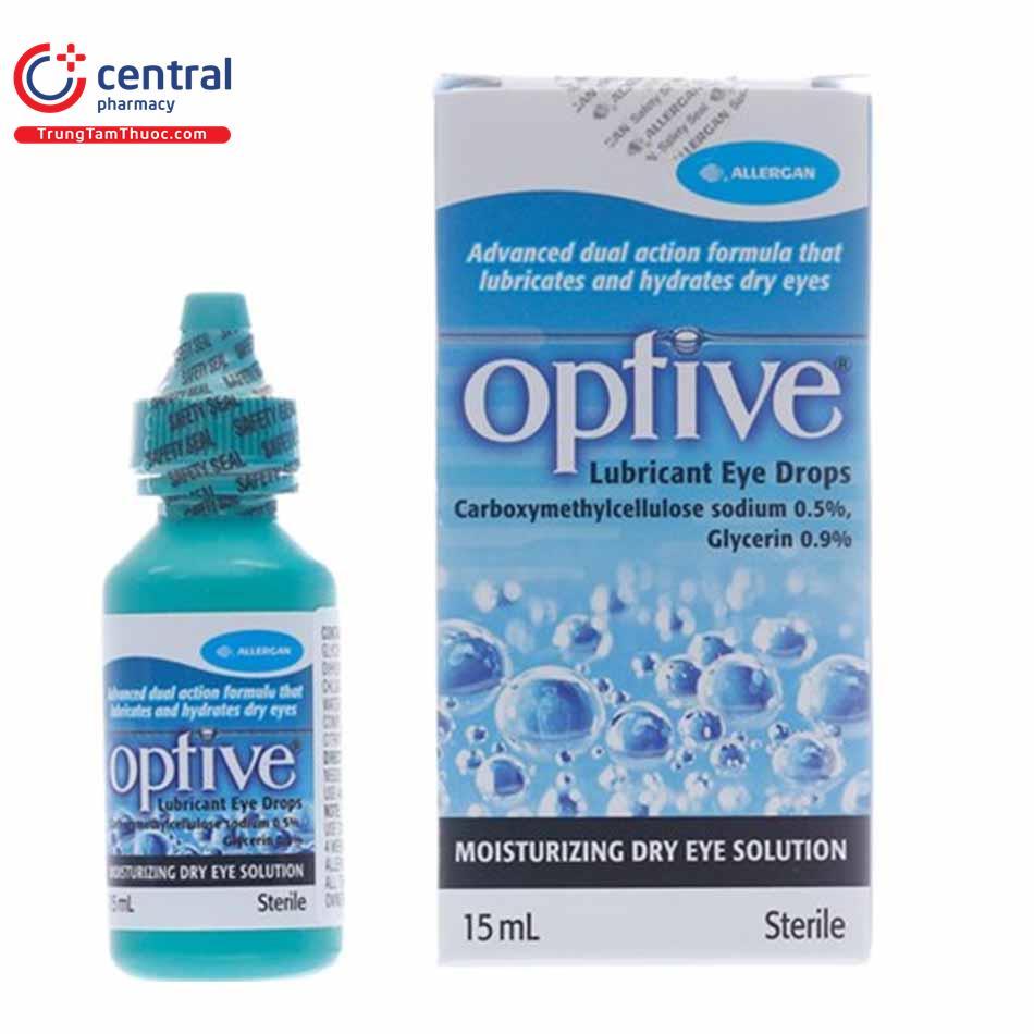 [CHÍNH HÃNG] Thuốc Optive 15ml: Nước mắt nhân tạo chống kích ứng