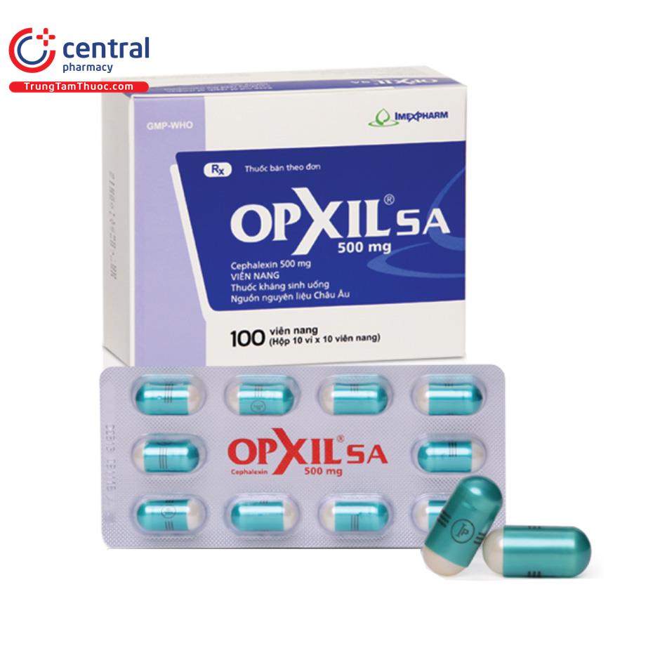 [CHÍNH HÃNG] Thuốc Opxil SA 500mg - Kháng sinh điều trị nhiễm khuẩn