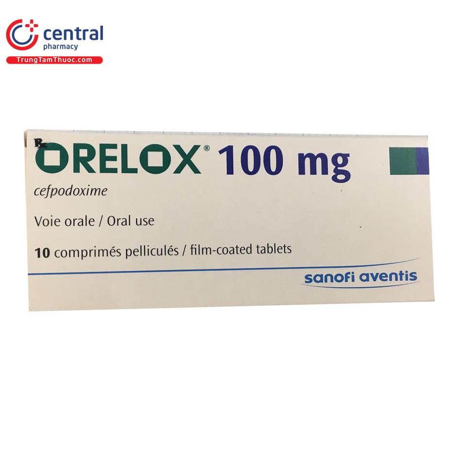 Thuốc Orelox 100mg: công dụng, cách dùng, chống chỉ định