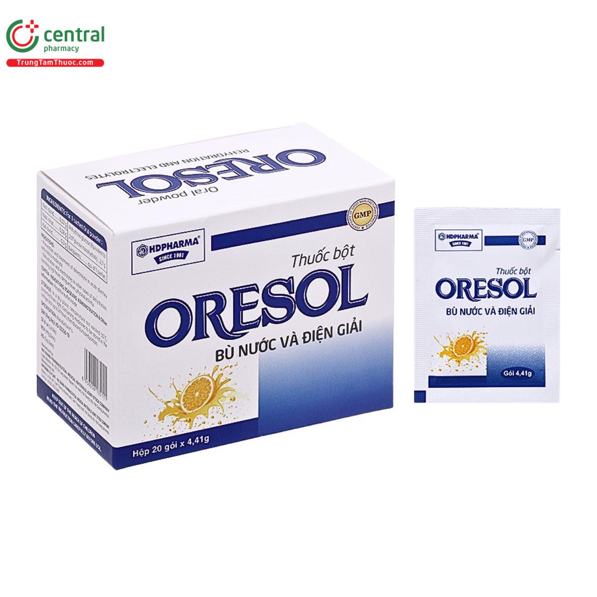 Thuốc Oresol HDPHARMA phòng ngừa và điều trị mất nước, điện giải