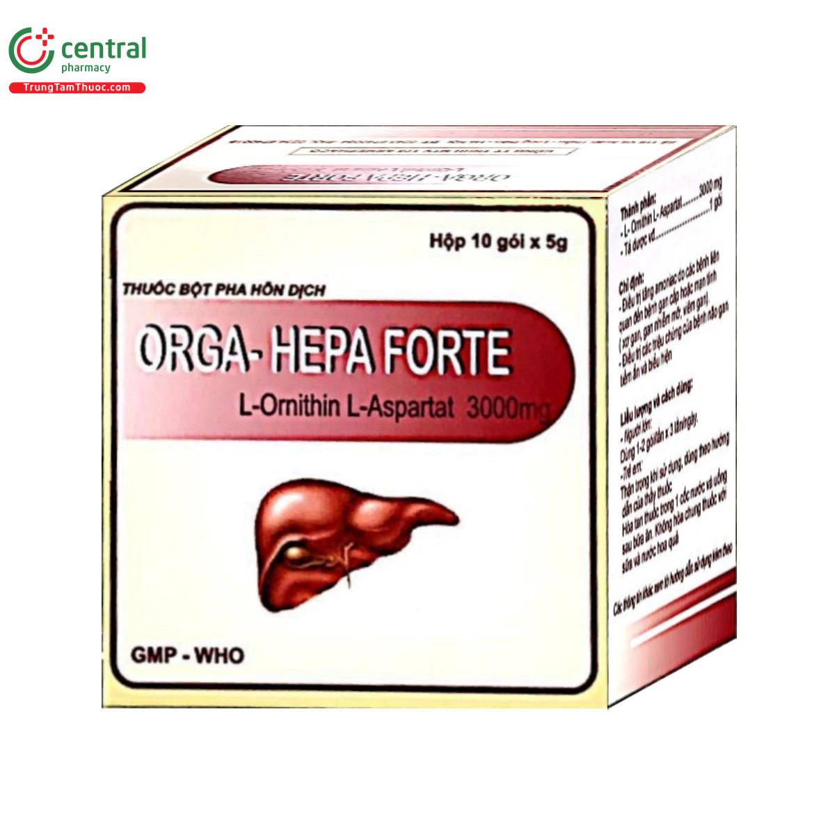 Thuốc Orga-Hepa Forte 3000mg - Điều trị tình trạng tăng amoniac