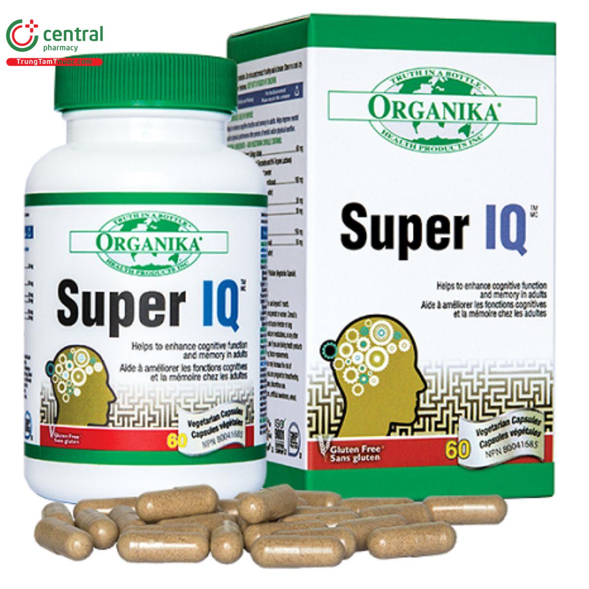 Thuốc Organika Super IQ - Tăng cường tuần hoàn và lưu thông máu não