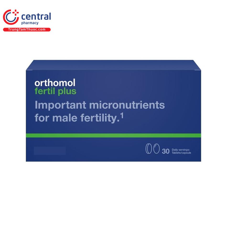Thuốc Orthomol Fertil Plus cải thiện sức khỏe sinh sản cho nam giới