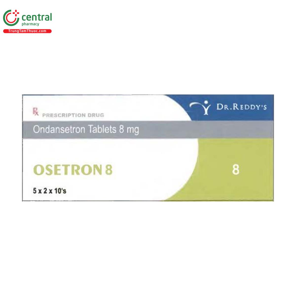 Thuốc Osetron 8mg - Phòng ngừa buồn nôn, nôn mửa do hóa trị và xạ trị