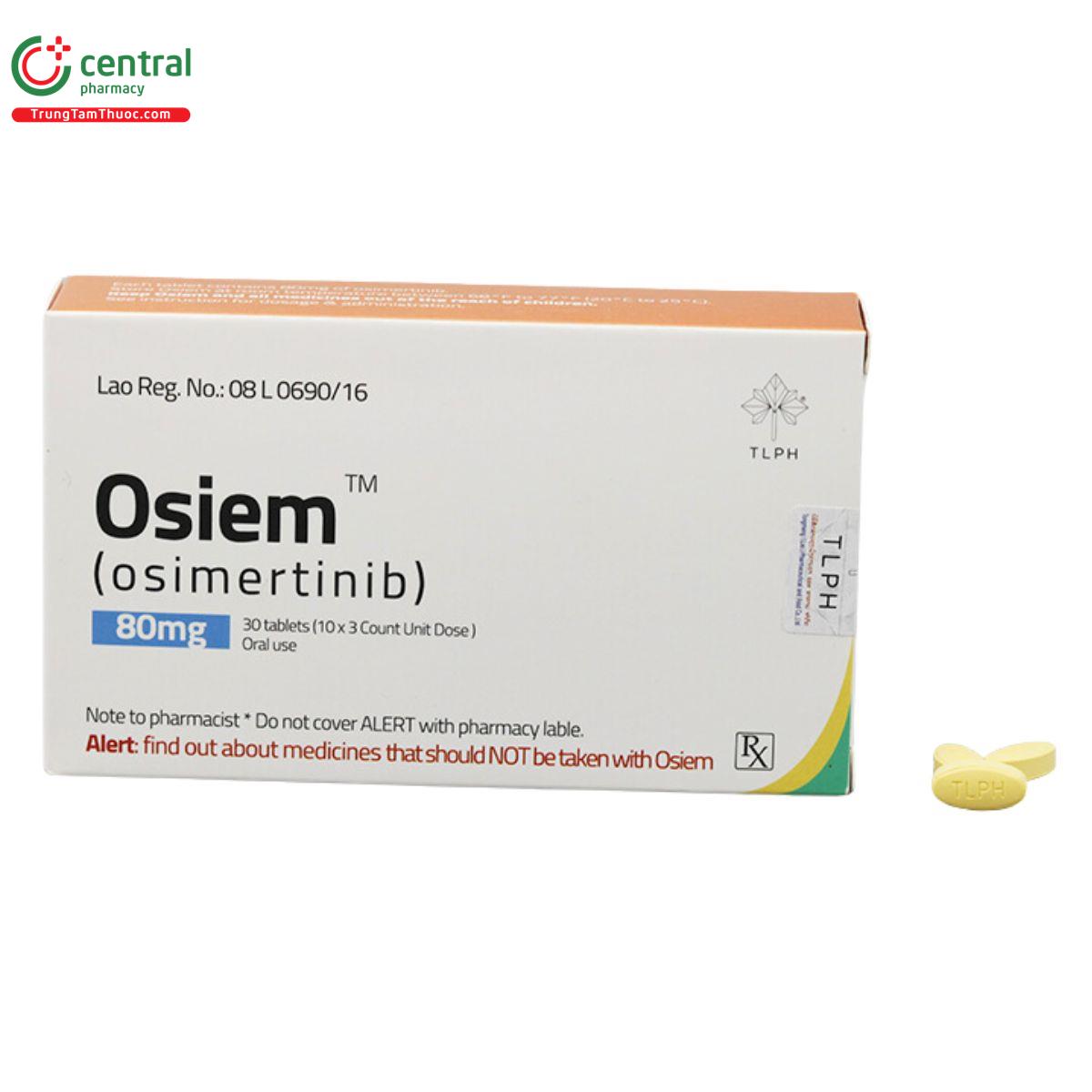 Thuốc Osiem 80mg điều trị ung thư phổi không có tế bào nhỏ di căn