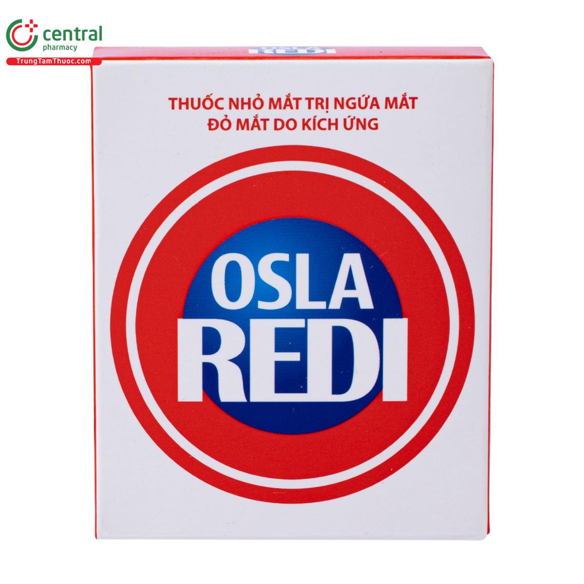 Thuốc nhỏ mắt Osla Redi điều trị đỏ mắt, ngứa mắt do kích ứng