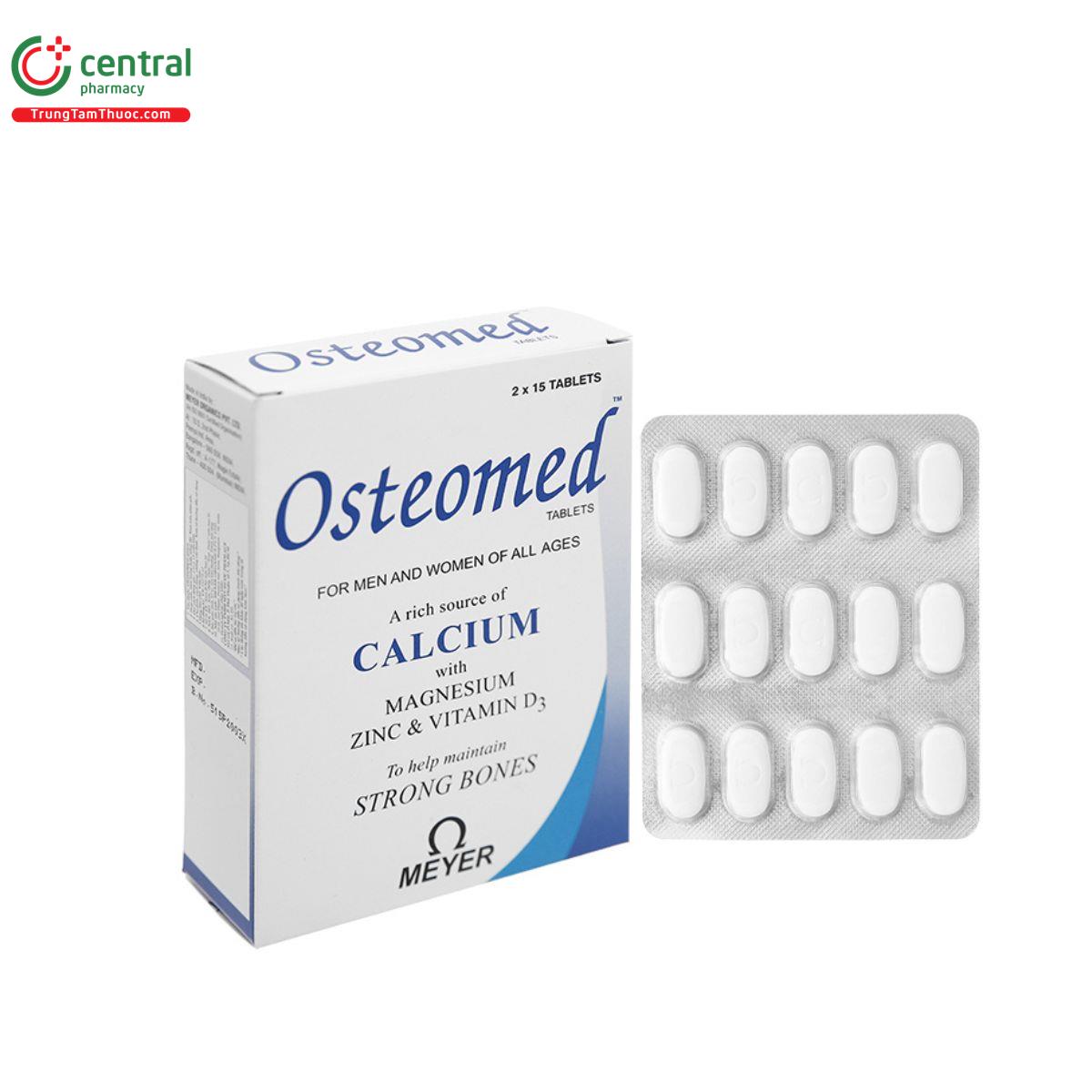 Thuốc Osteomed bổ sung canxi ở người già, phụ nữ có thai