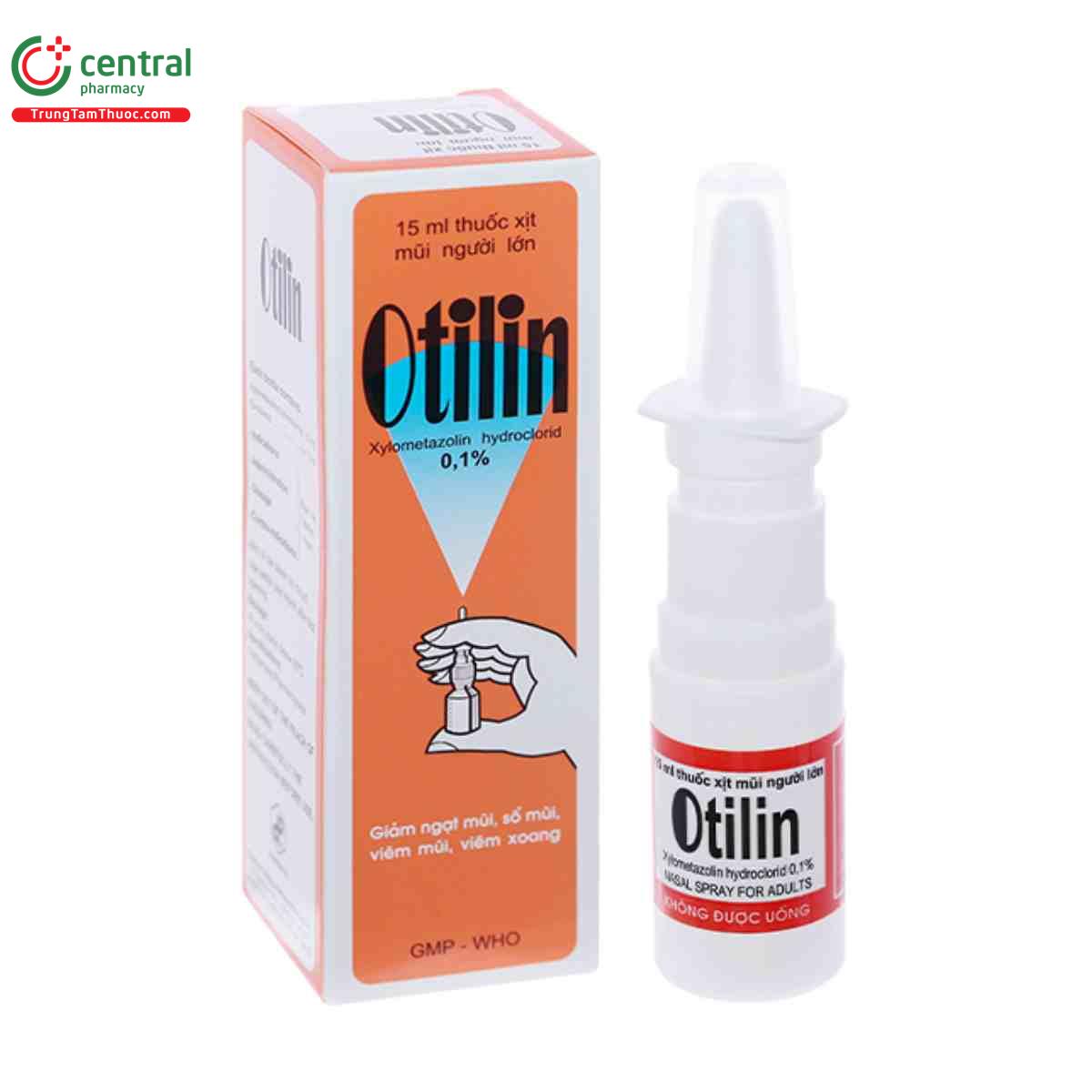 Thuốc Otilin 15ml điều trị triệu chứng ngạt mũi và giảm sung huyết