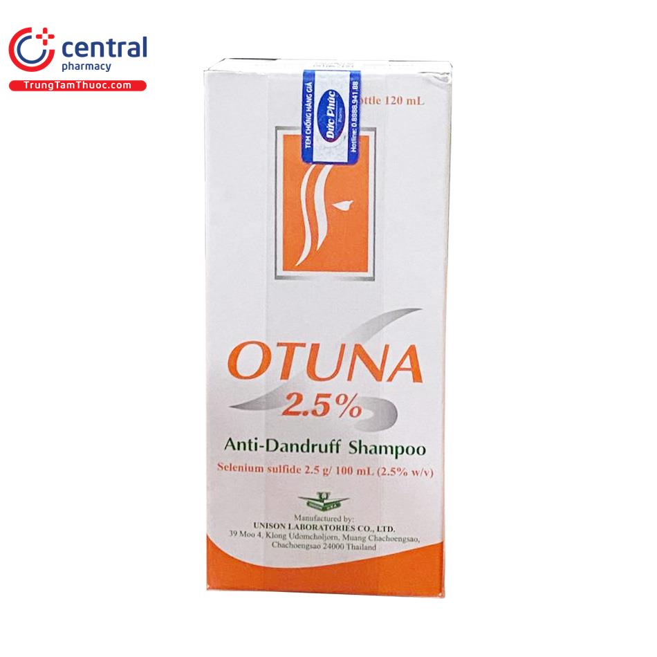[CHÍNH HÃNG] Dầu gội Otuna 2.5% điều trị và phòng ngừa nấm da đầu