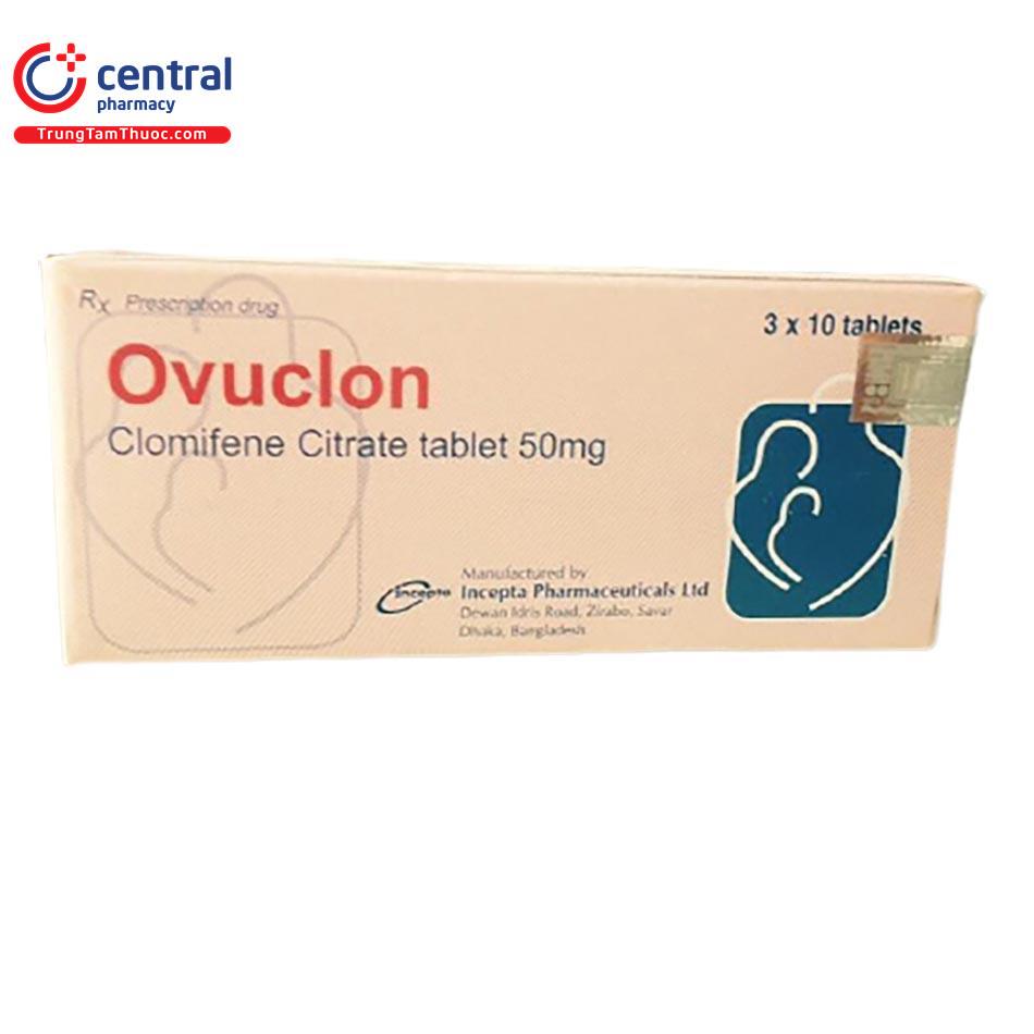 [CHÍNH HÃNG] Thuốc Ovuclon 50mg trị rối loạn chức năng buồng trứng