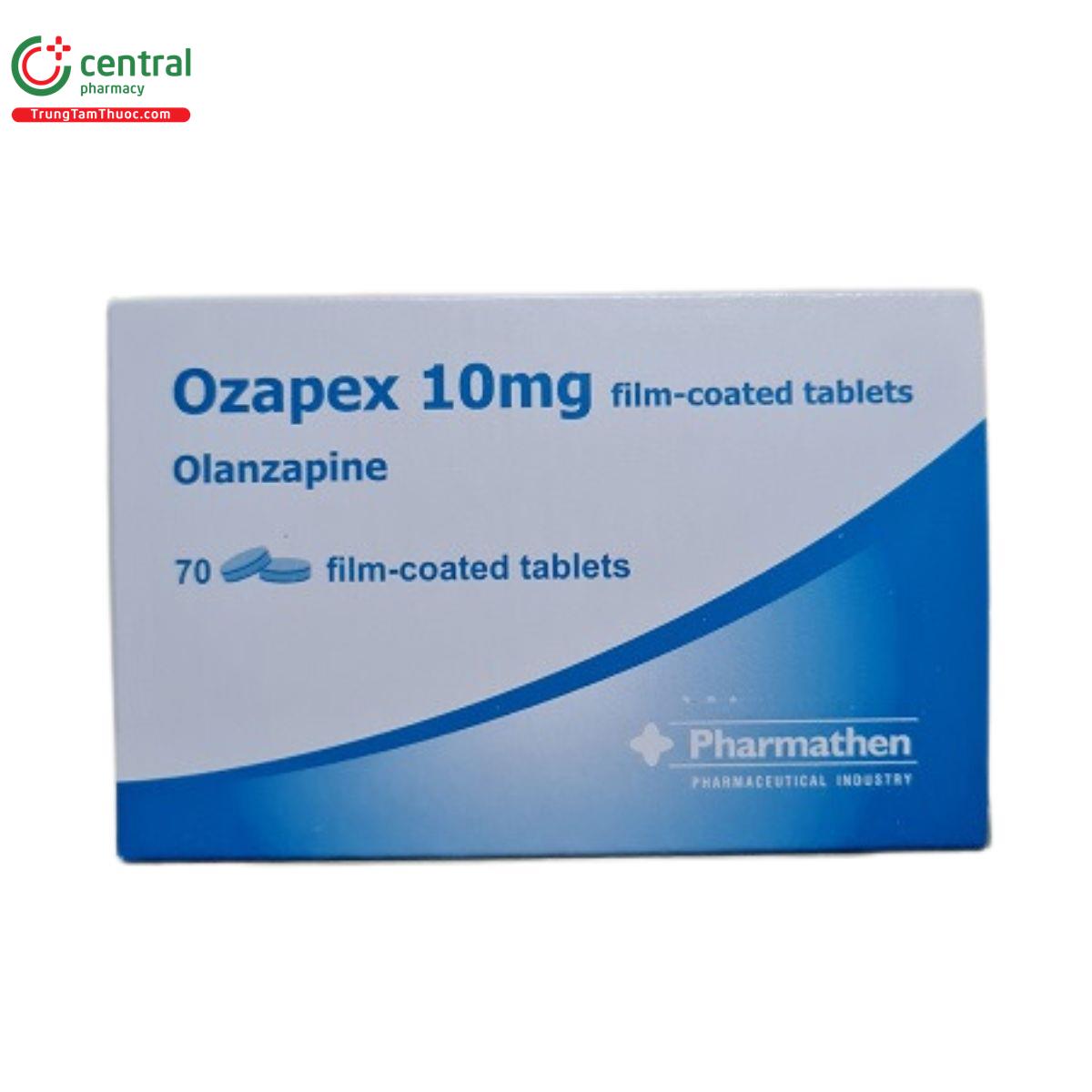 Thuốc Ozapex 10mg - thuốc điều trị tâm thần phân liệt của Pharmathen