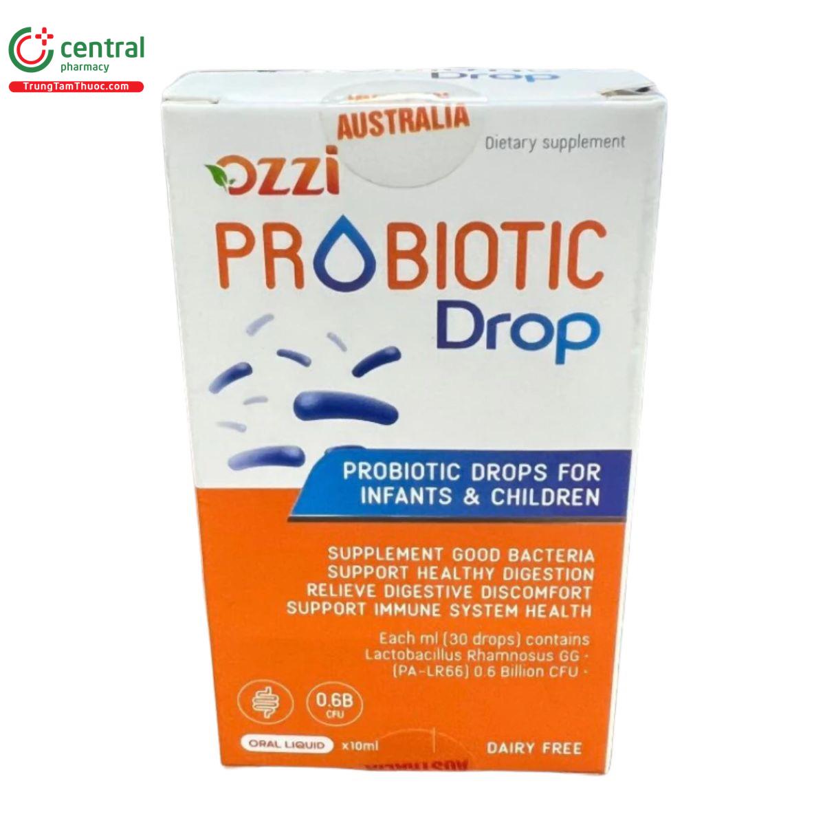 Thuốc Ozzi Probiotic Drops bổ sung lợi khuẩn, giúp tăng cường tiêu hoá