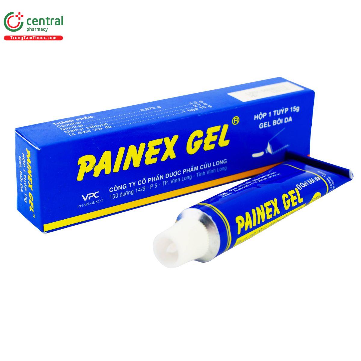 Thuốc Painex Gel Dược phẩm Cửu Long giảm đau cơ, nhức gân - khớp