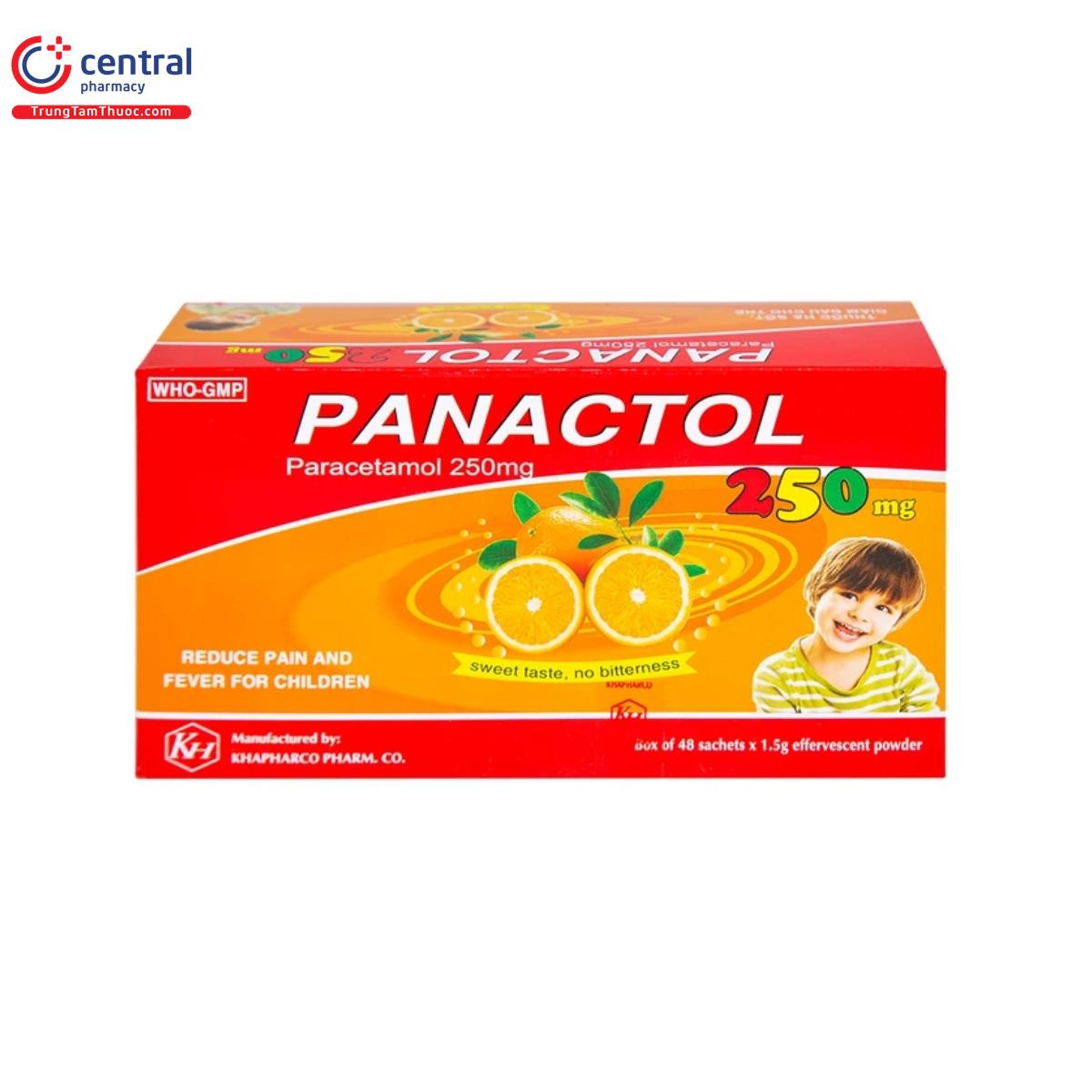 Thuốc Panactol 250mg - Giải pháp hạ sốt và giảm đau mức độ nhẹ đến vừa