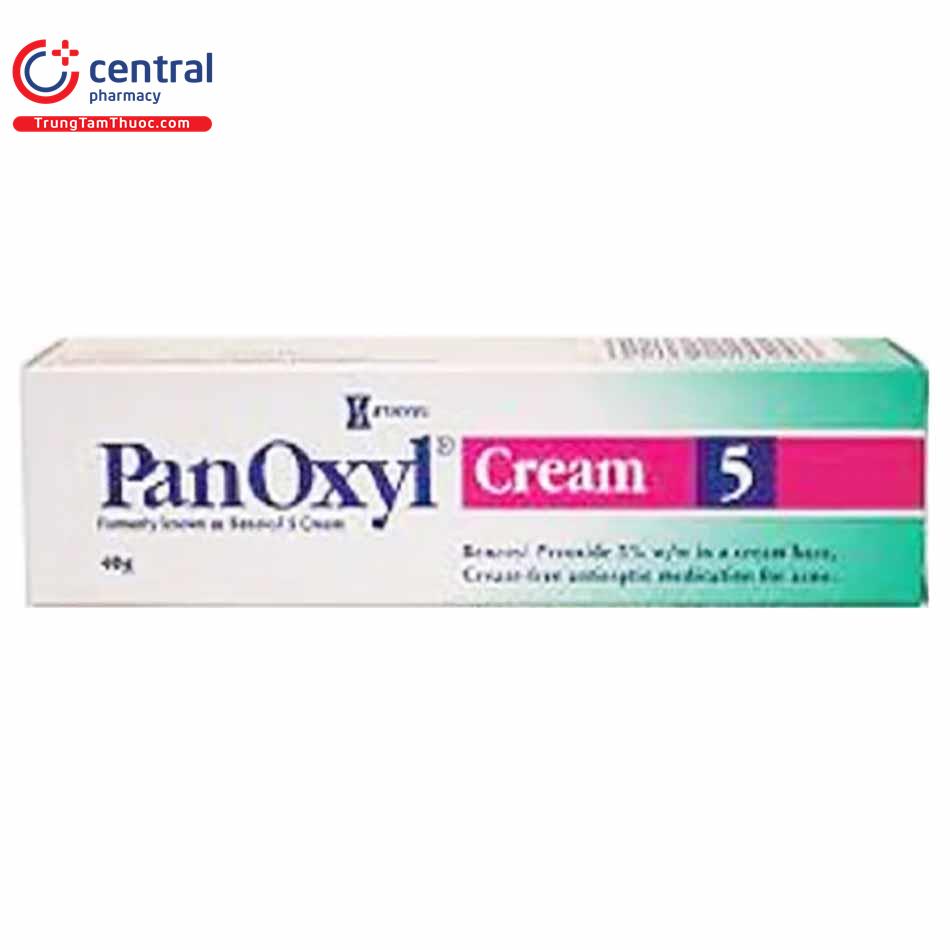 Thuốc trị mụn PanOxyl Cream 5: liều dùng, cách dùng