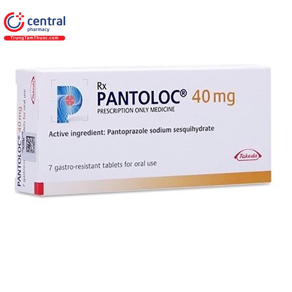 Thuốc Pantoloc 40mg điều trị viêm loét dạ dày - tá tràng, Zollinger-Ellison
