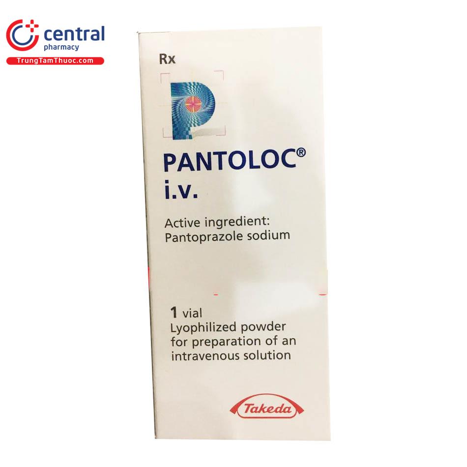 [CHÍNH HÃNG] Thuốc Pantoloc I.V 40mg trị loét dạ dày-tá tràng