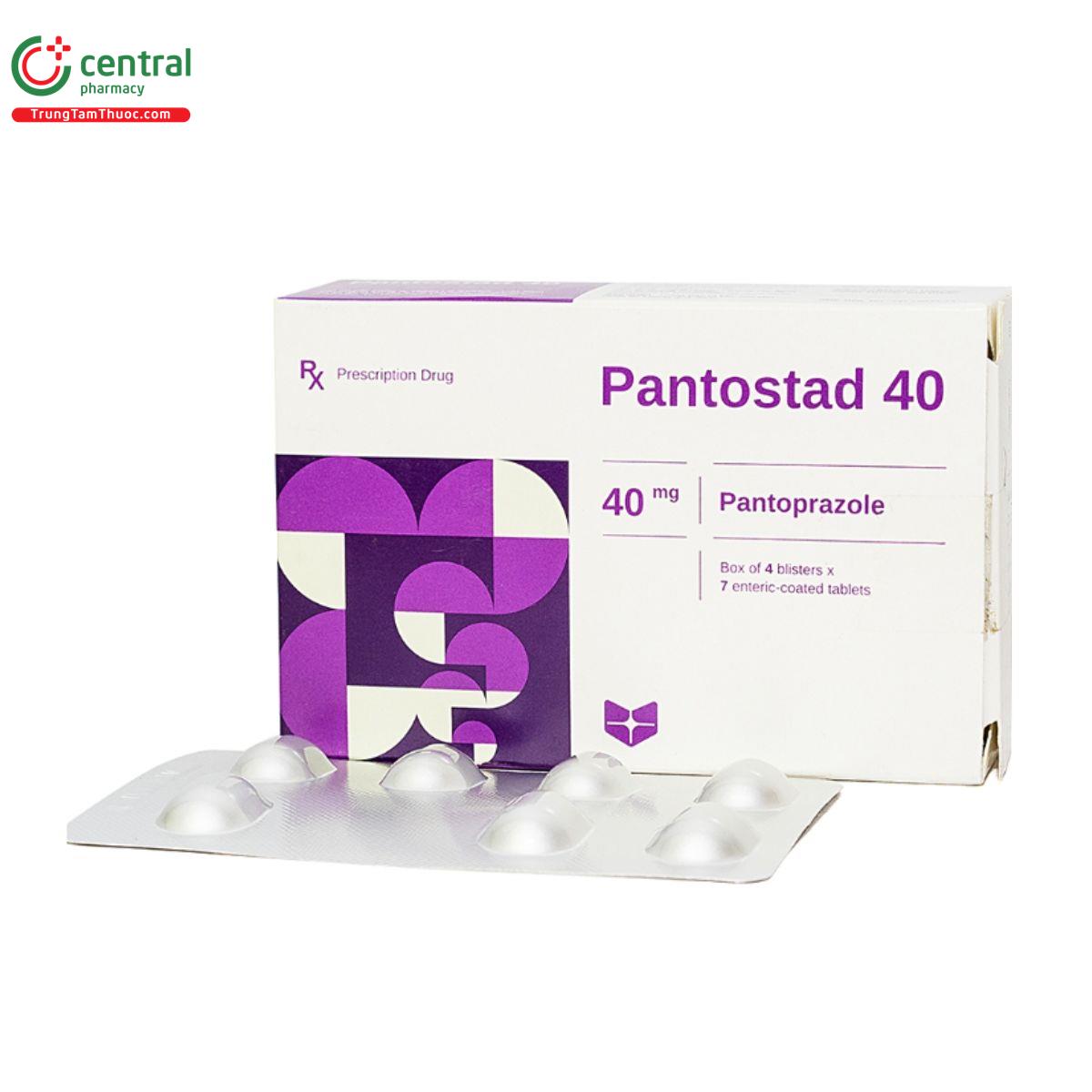 Thuốc Pantostad 40 điều trị và dự phòng viêm loét đường tiêu hóa