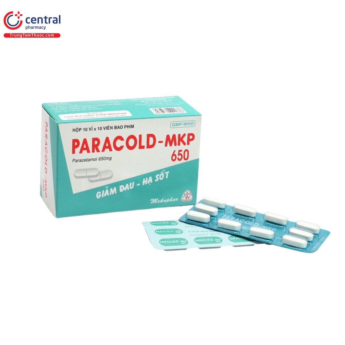 Thuốc Paracold-MKP 650: Giảm đau, hạ sốt nhanh chóng