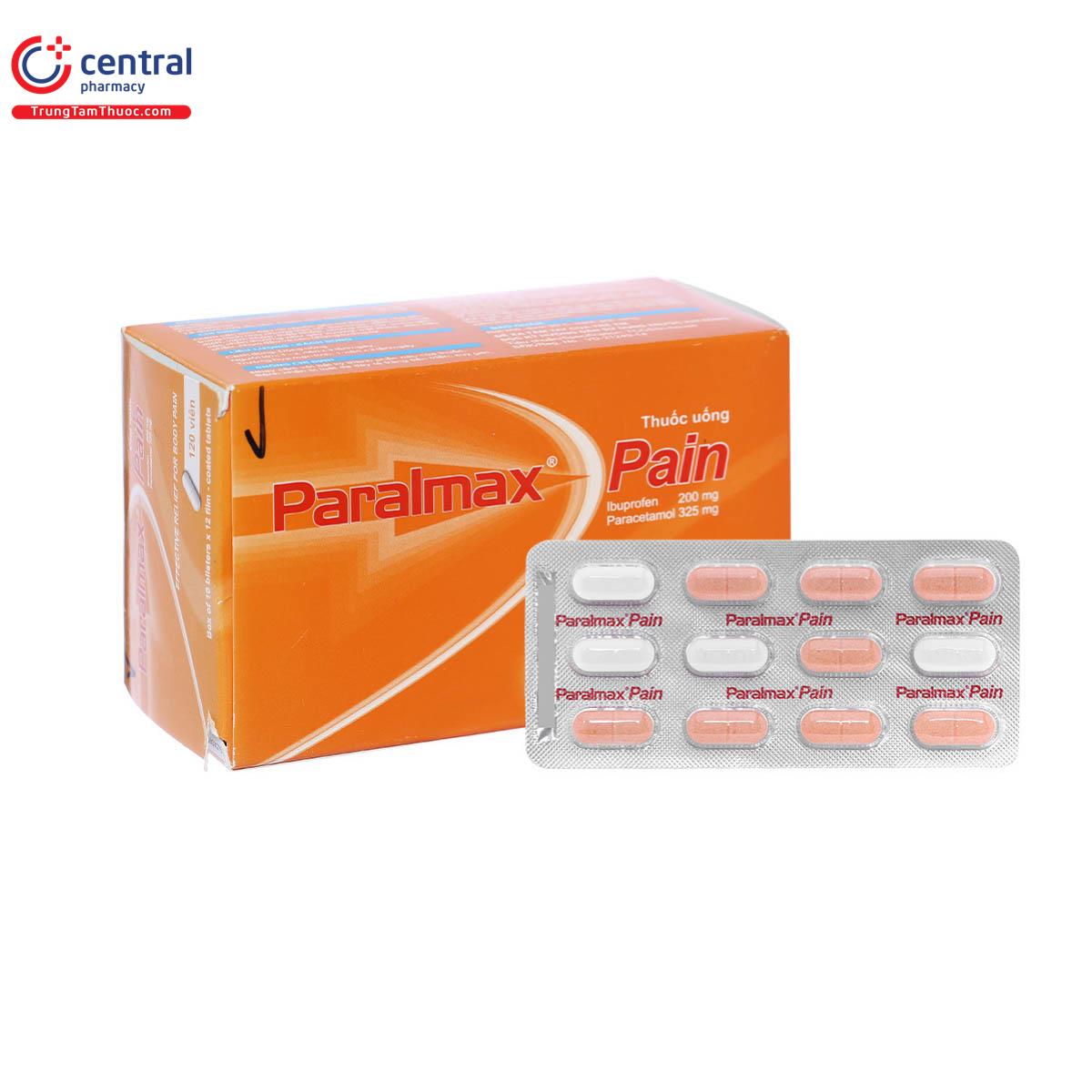 Thuốc Paralmax Pain (Hộp 10 vỉ x 12 viên) - Thuốc giảm đau xương khớp ...