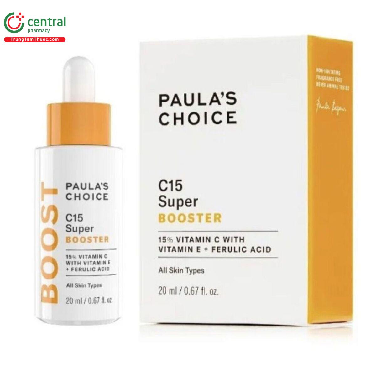 Paula'S Choice C15 Super Booster 20ml giảm thâm nám, làm sáng da