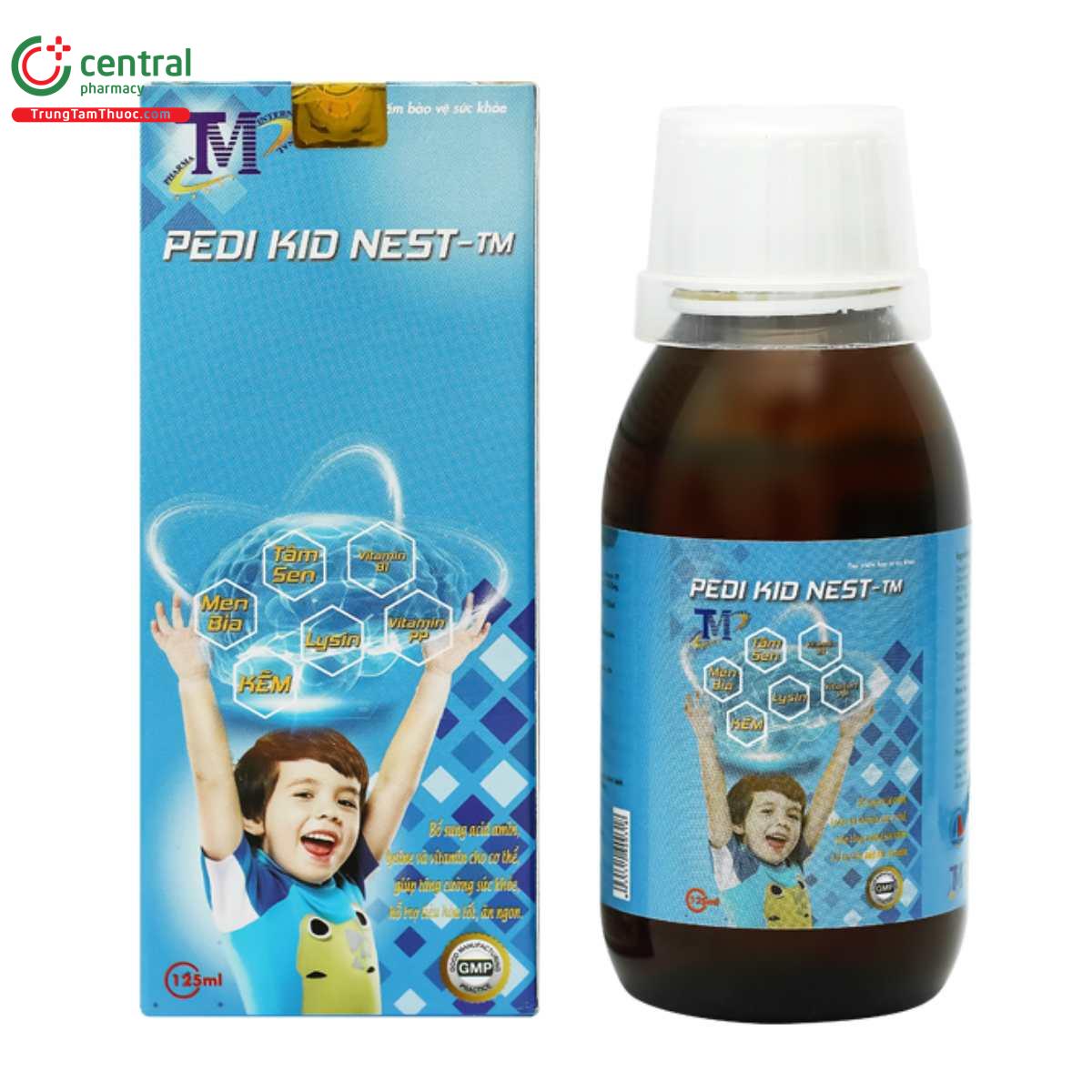 Siro Pedi Kid Nest-TM - hỗ trợ tiêu hoá tốt, tăng cường sức khoẻ