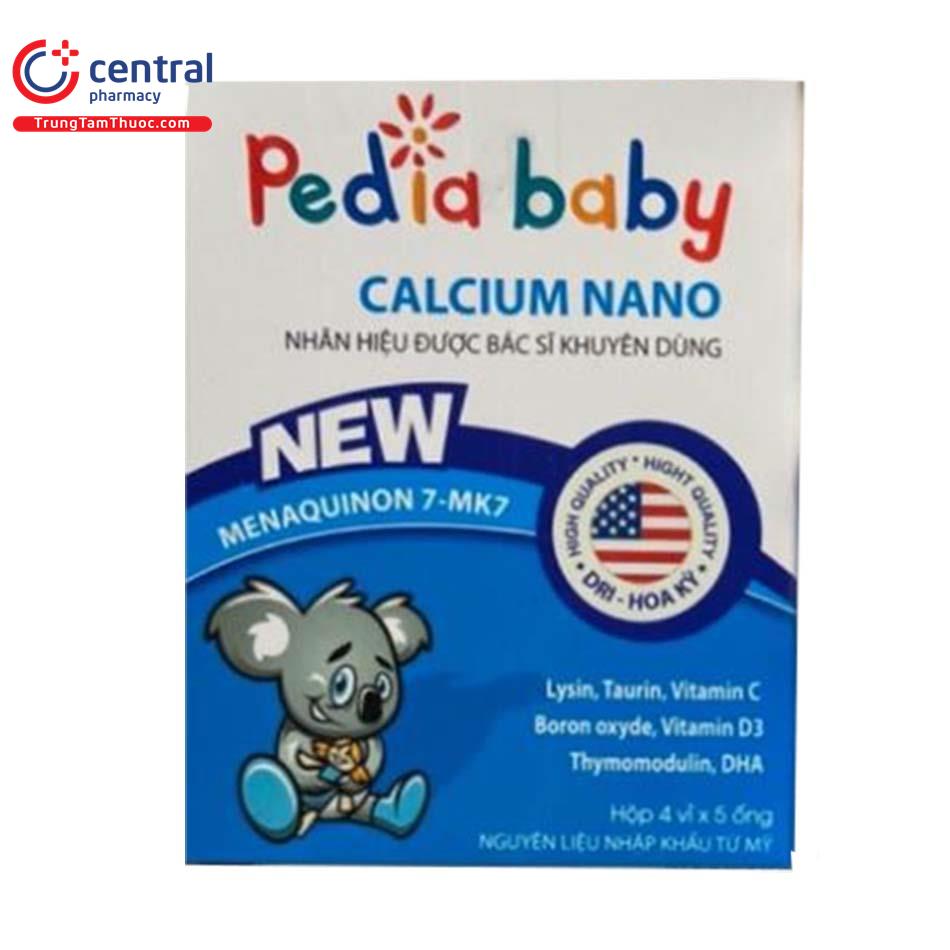 [CHÍNH HÃNG] Thuốc Pedia Baby Calcium Nano New Menaquinon 7-MK7
