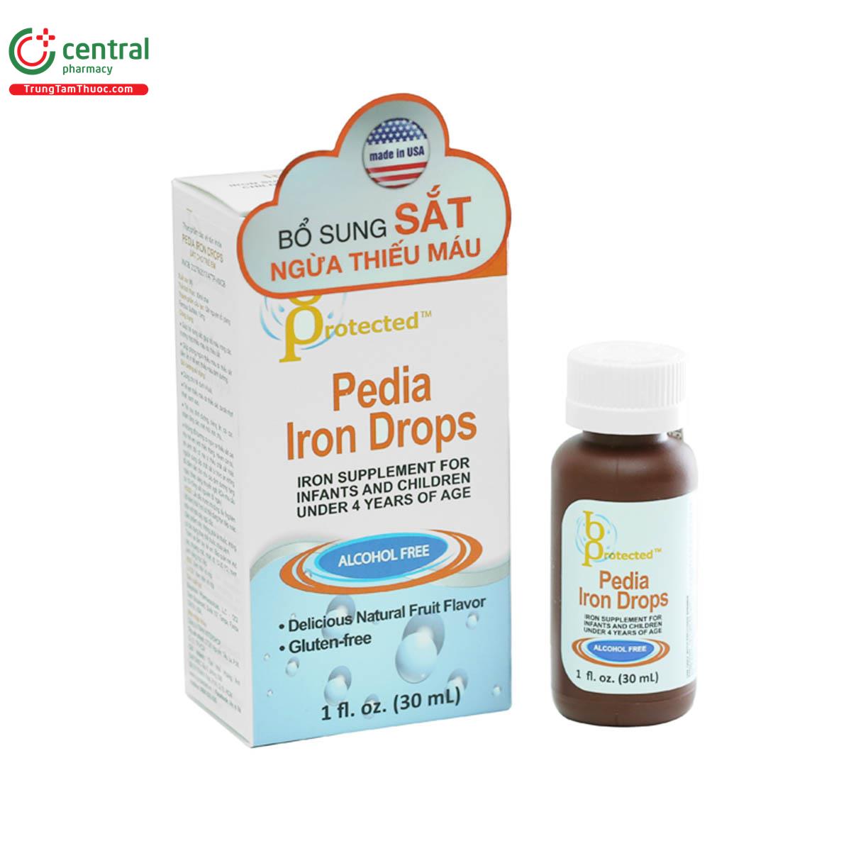 Thuốc Pedia Iron Drops - Bổ máu, ngừa thiếu máu do thiếu sắt cho trẻ