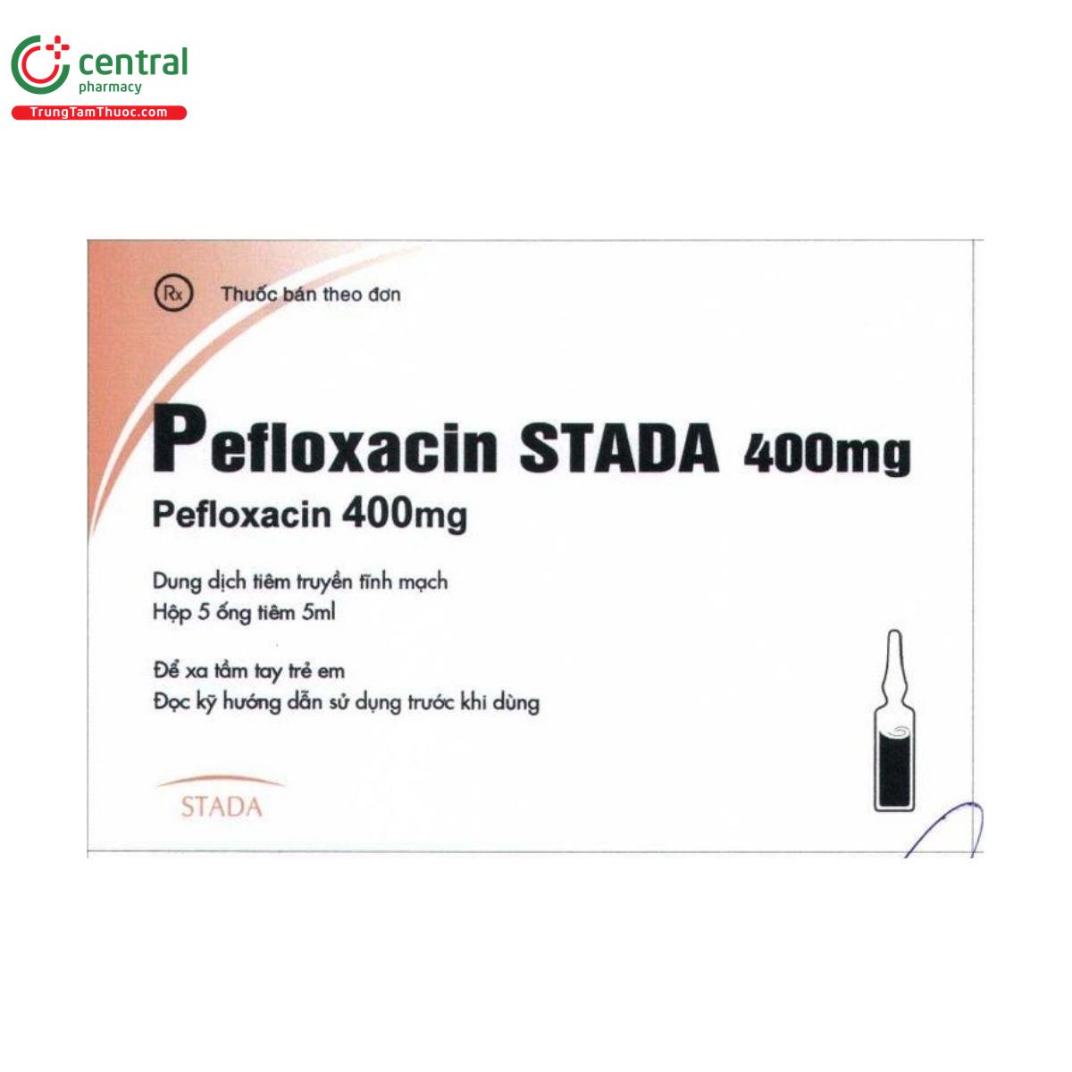 Thuốc Pefloxacin Stada 400mg: Chỉ định, liều dùng, lưu ý khi sử dụng