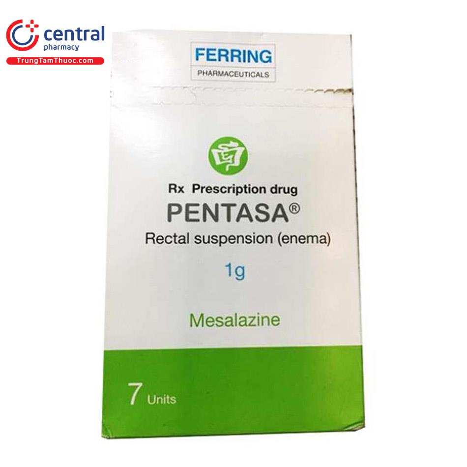 [CHÍNH HÃNG] Pentasa 1g/100ml giảm sưng, chống viêm niêm mạc tiêu hóa