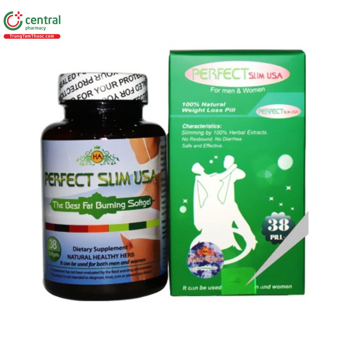 Perfect Slim USA hỗ trợ quá trình giảm cân, thon gọn dáng, làm đẹp da