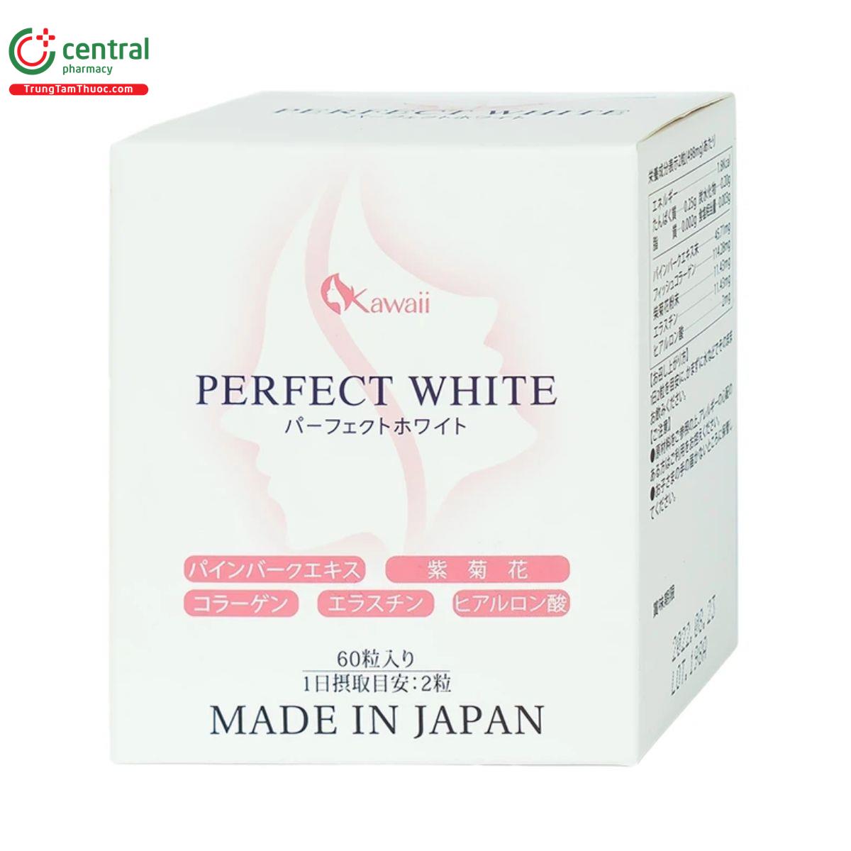 Perfect White - Hỗ trợ làm đẹp da, giúp da căng mịn, trắng sáng