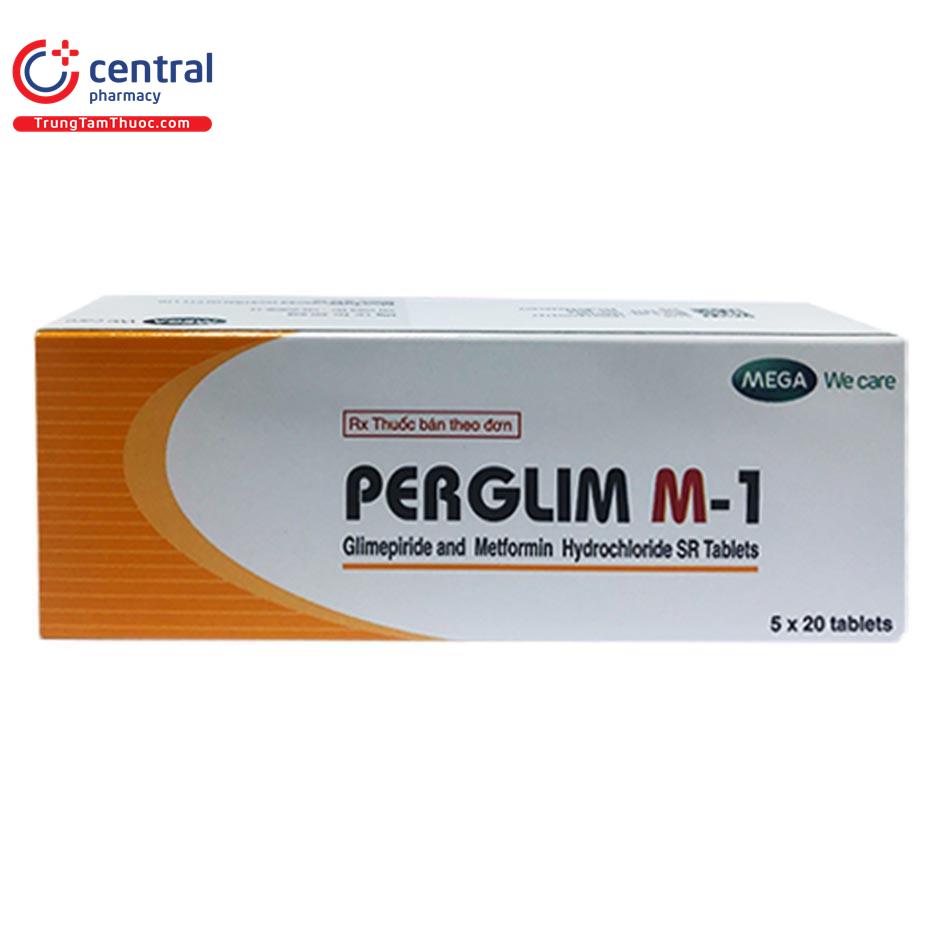 [CHÍNH HÃNG] Thuốc Perglim M-1 điều trị bệnh tiểu đường type II