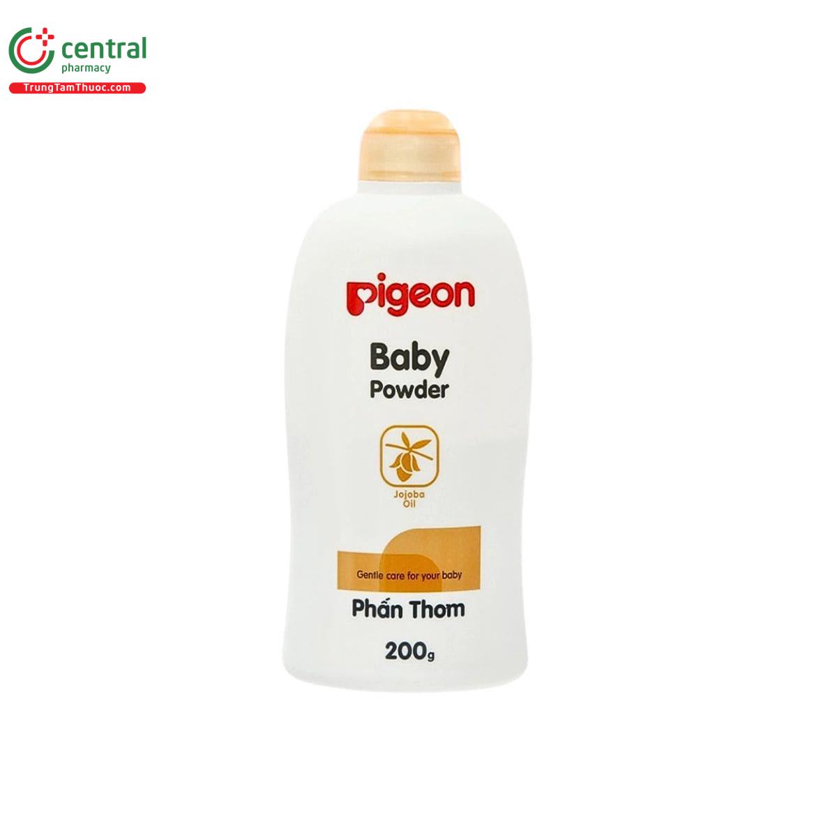 Phấn Thơm Pigeon Baby Powder 200g ngăn ngứa, mẩn đỏ do rôm sảy cho bé