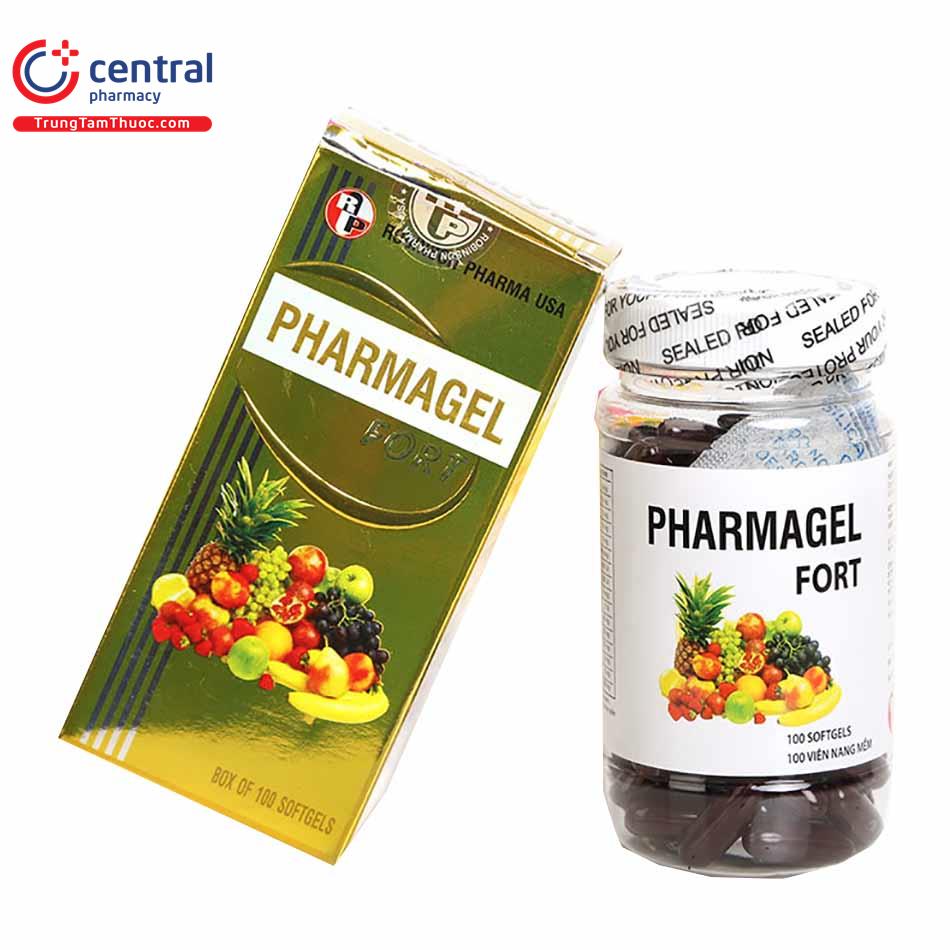 Thuốc Pharmagel Fort (lọ) - Thuốc bổ sung vitamin và khoáng chất