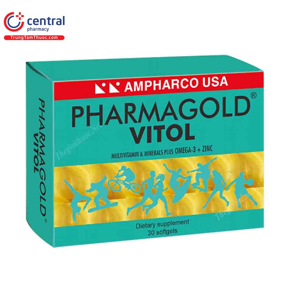 Thuốc Pharmagold Vitol - bổ sung vitamin và khoáng chất thiết yếu