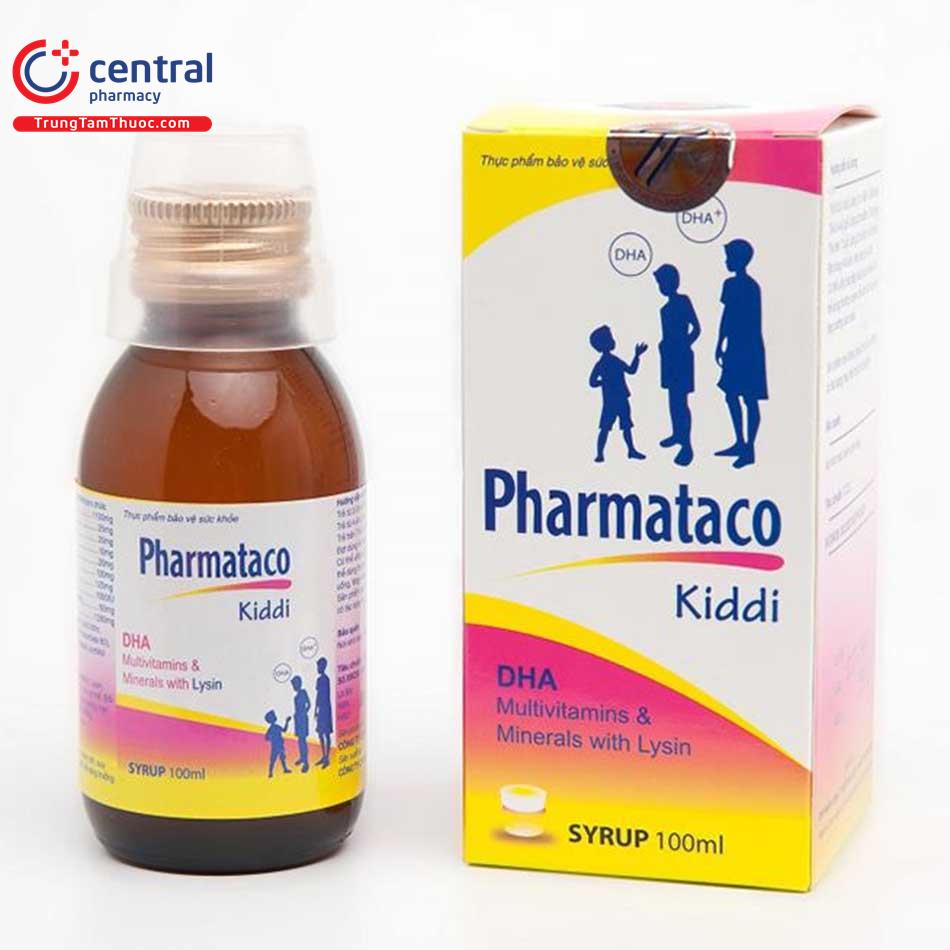 [CHÍNH HÃNG] Thuốc Pharmataco Kiddi Syrup 100ml bổ sung vitamin